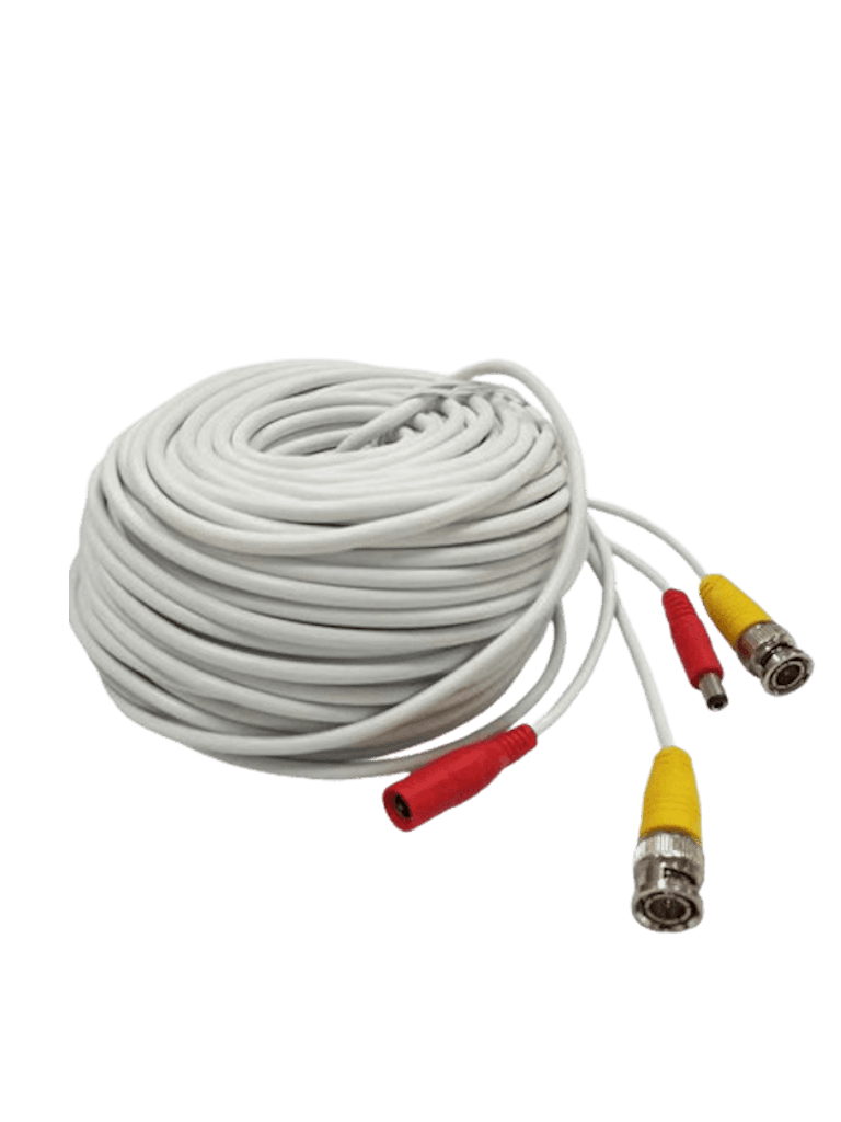 Cable Armado para Video y Energía 20m, BNC Macho y Alimentación DC, Co ...